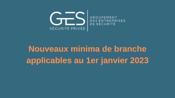 Nouveaux minima de branche applicables au 1er janvier 2023 - GES ...
